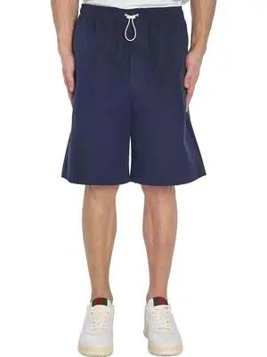 Gucci Poplin Bermuda Shorts - Blue