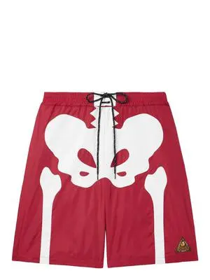 Kapital Panelled Swim Shorts - Red