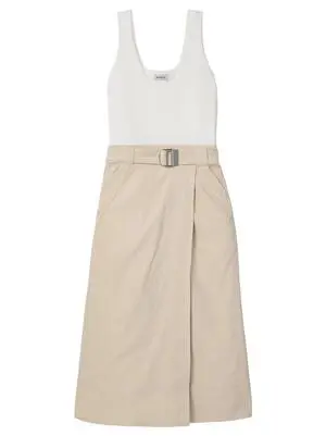 Simkhai Camden Belted Midi Dress - Neutrals