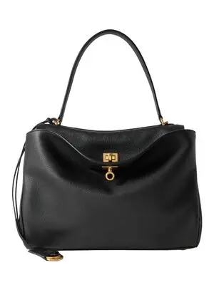 BALENCIAGA Rodeo Medium Textured-Leather Shoulder Bag