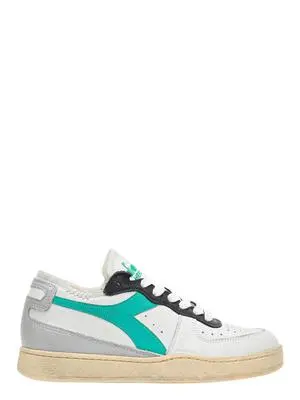 DIADORA Mi Basket Row Cut Sneakers - White