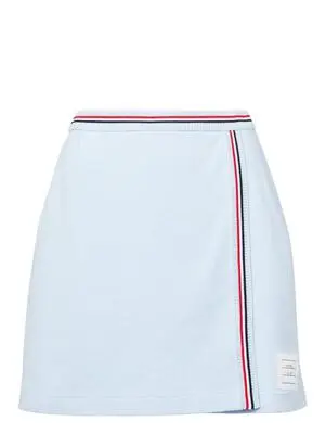 Thom Browne Cotton Wrap Skirt - Blue