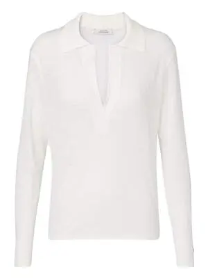 DOROTHEE SCHUMACHER Natural Ease Long-Sleeve Polo Sweater