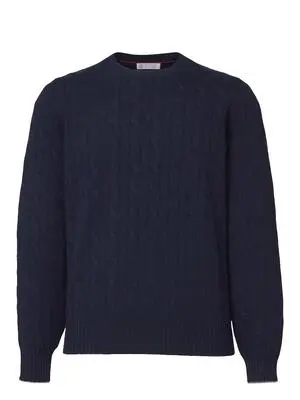 BRUNELLO CUCINELLI Cable-Knit Cashmere Sweater