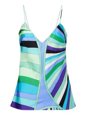 Emilio Pucci Iride Silk Satin Camisole - Multicoloured