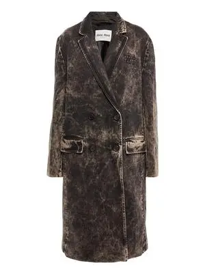 MIU MIU Bleached Denim Coat