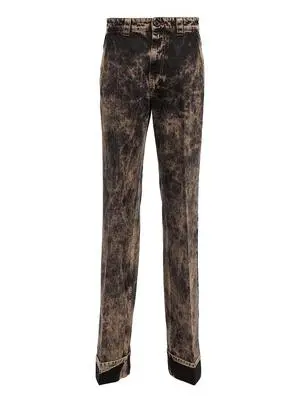 Miu Miu Low-rise Straight Jeans - Black