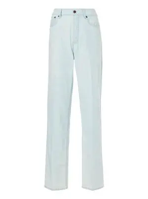 Miu Miu Low-rise Straight-leg Jeans - Blue