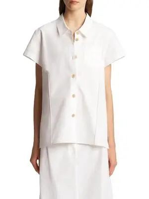 Khaite Keefe Button-up Shirt - White
