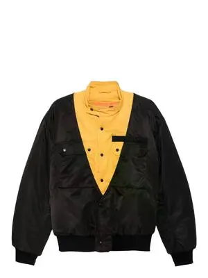 OLLY SHINDER Hybrid Bomber Jacket - Black