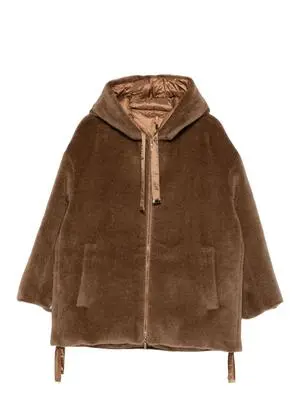 Max Mara Hooded Coat - Beige