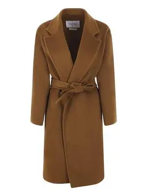 Max Mara Wrap Coat - Brown