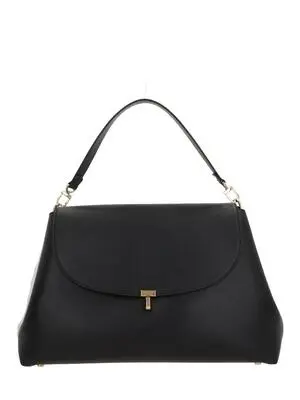 TOTÊME Leather Shoulder Bag - Black