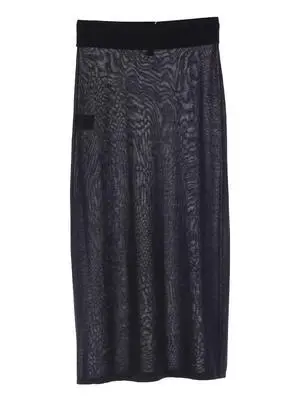 TOTÊME Long Knit Skirt - Black
