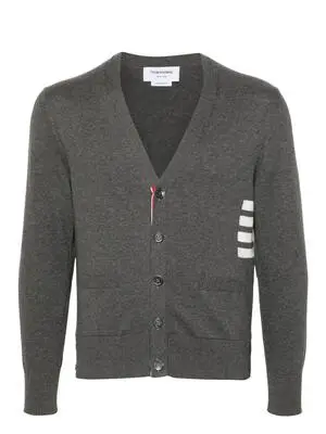 THOM BROWNE Thom Browne 4-Bar Cotton Cardigan