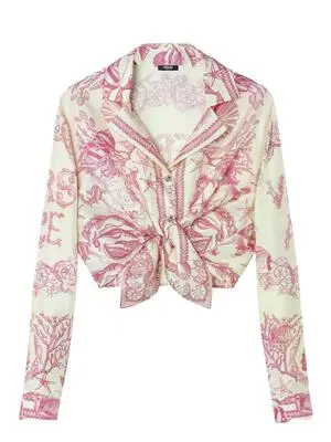 Versace Underwater Barocco Shirt - Pink