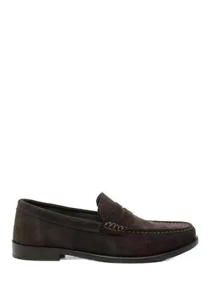 Corneliani Suede Loafers - Brown