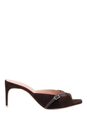 MALONE SOULIERS 70mm Francine Mules - Brown