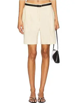 Rag & Bone Leona Linen Short - Light Tan