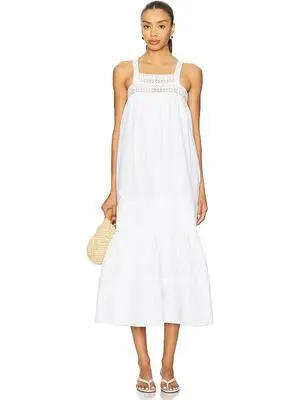 MAUDE CLUB Sylvie Dress - White