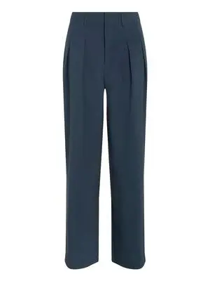 Calvin Klein Tailored Wide-leg Trousers - Blue