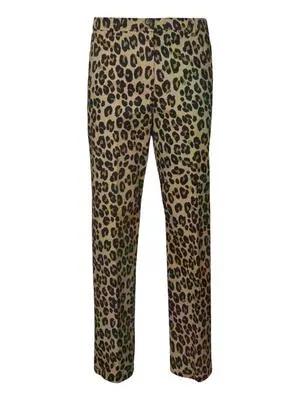ASPESI Leopard Print Trousers