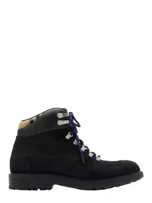 Burberry Moor Suede Hiking Boots - Black
