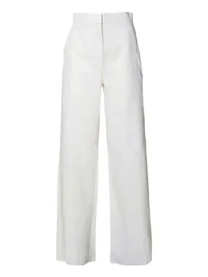Max Mara High-waisted Trousers - White