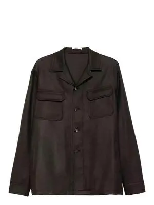 Tagliatore Wool Jacket - Brown