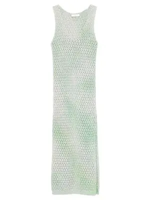 AKEP Crochet-knit Dress - Green