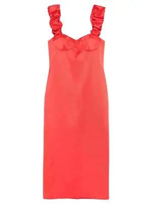 Moschino Stretch-design Midi Dress - Red
