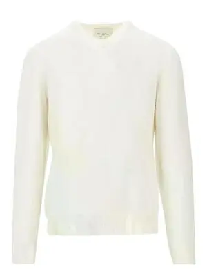 BALLANTYNE V-neck Sweater - White