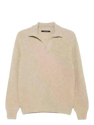 Tagliatore Ribbed-knit Jumper - Neutrals