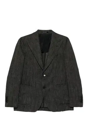 Tagliatore Single-breasted Blazer Green