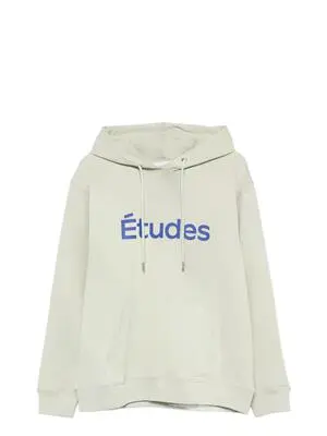 ÉTUDES STUDIO Logo-print Hoodie - Green