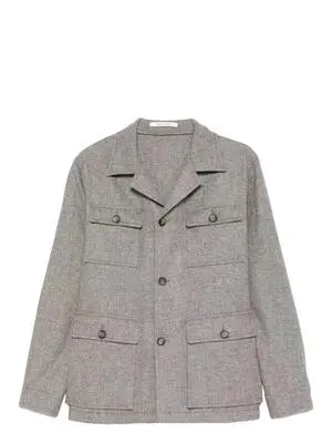 Tagliatore Button-down Jacket - Grey