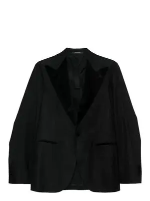 Tagliatore Single-breasted Blazer - Black