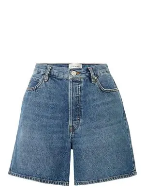 FRAME The Timeless Denim Shorts - Blue