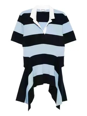 Monse Striped Cascade Jumper - Blue