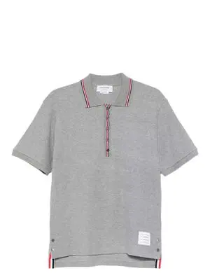 THOM BROWNE Cotton Polo Shirt