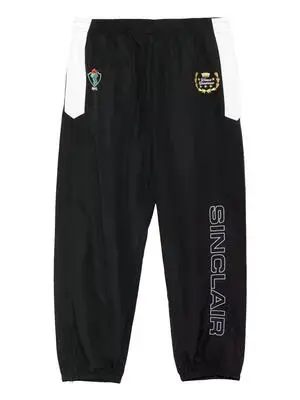 SINCLAIR Logo-embroidered Track Pants - Black