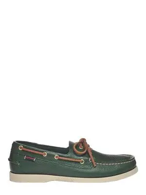 SEBAGO Portland Martellato Boat Shoes Green Hunter