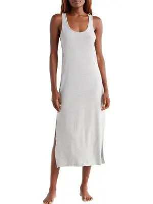 Nordstrom Serene Tank Nightgown Grey Heather
