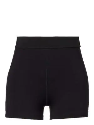 Wardrobe.NYC High-rise Jersey Shorts - Black