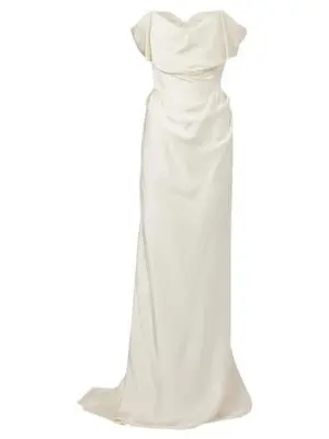 VIVIENNE WESTWOOD Bridal Nova Cocotte Satin Corset Gown - White