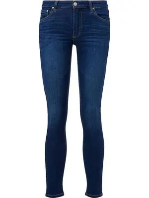 Ag Legging Ankle Mid-rise Skinny Jeans - Blue