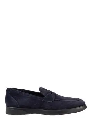 Kiton Suede Penny Loafers - Blue