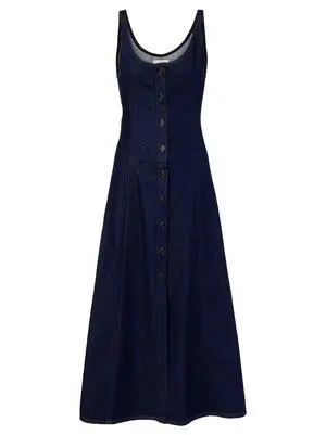 Citizens Of Humanity X Argent Farrow Denim Midi Dress - Blue