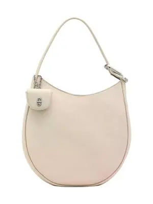 Marc Jacobs The Leather Crescent Large Dual Shoulder Bag - Neutrals