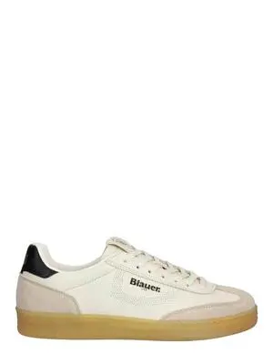 BLAUER. Suede Sneakers - Neutrals